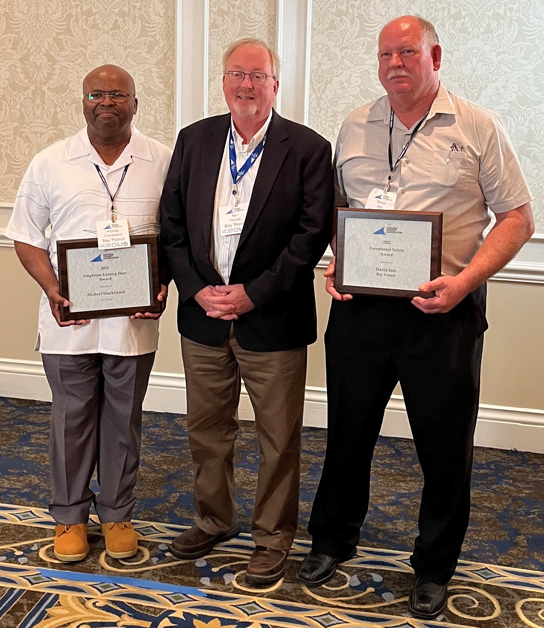 2022 Virginia Transit Association Award Winners – Bay Transit